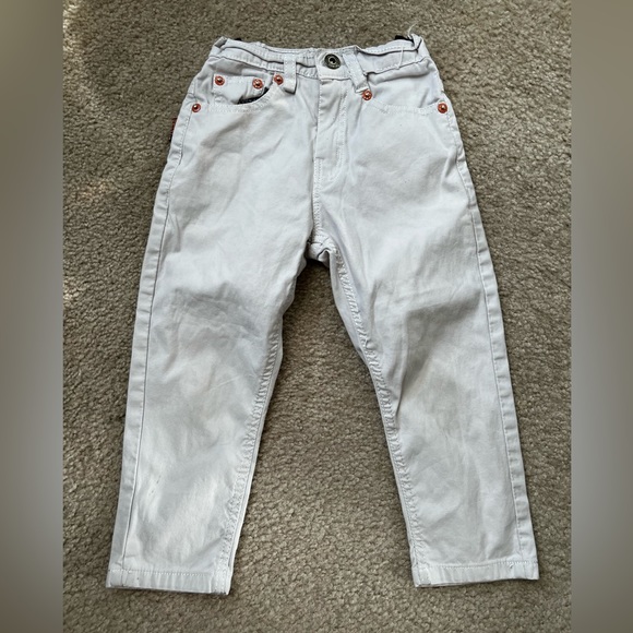Source Unknown | Bottoms | Baby Boy Creamish White Color Jean 34 Year ...